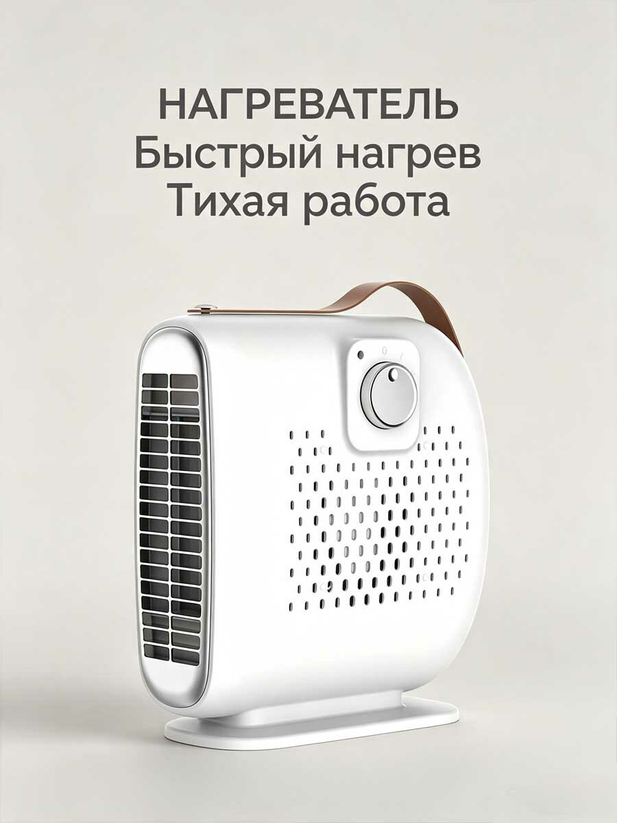 Портативный электрический обогреватель, настольный тепловентилятор для дома и офиса, быстрый нагрев, тихая работа