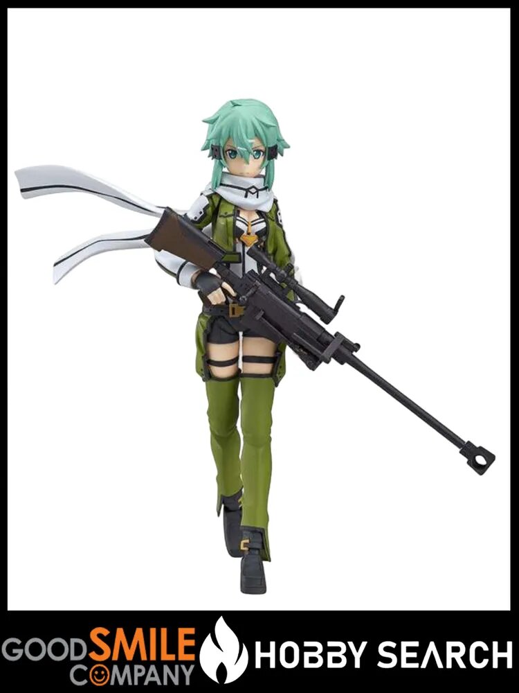 Фигурка Мастера Меча Онлайн Синон GOOD SMILE Figma#214 / Sword Art Online Sinon Figure 14 См
