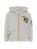 Худи BURBERRY Thomas Bear patch hoodie, размер 164, серый