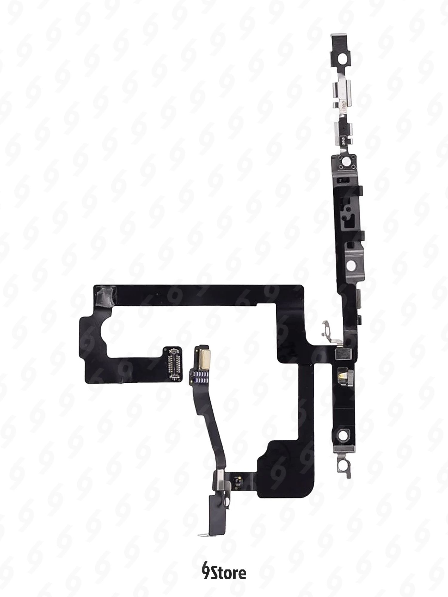 Шлейф для Apple iPhone 15 OR100 на кнопку включения, микрофон, модуль Bluetooth