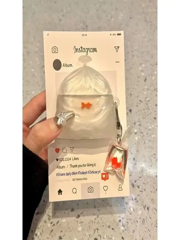 Чехол для AirPods Fish Bag, премиумкласс