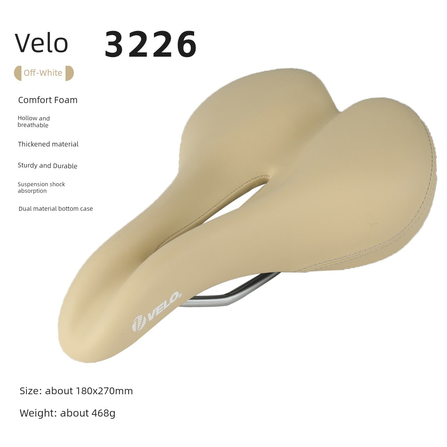 VELO 3226 Горный/Урбанистический Складной Велосипедный Седло Удобное Утолщенное для Мужчин и Женщин с Инструментом -