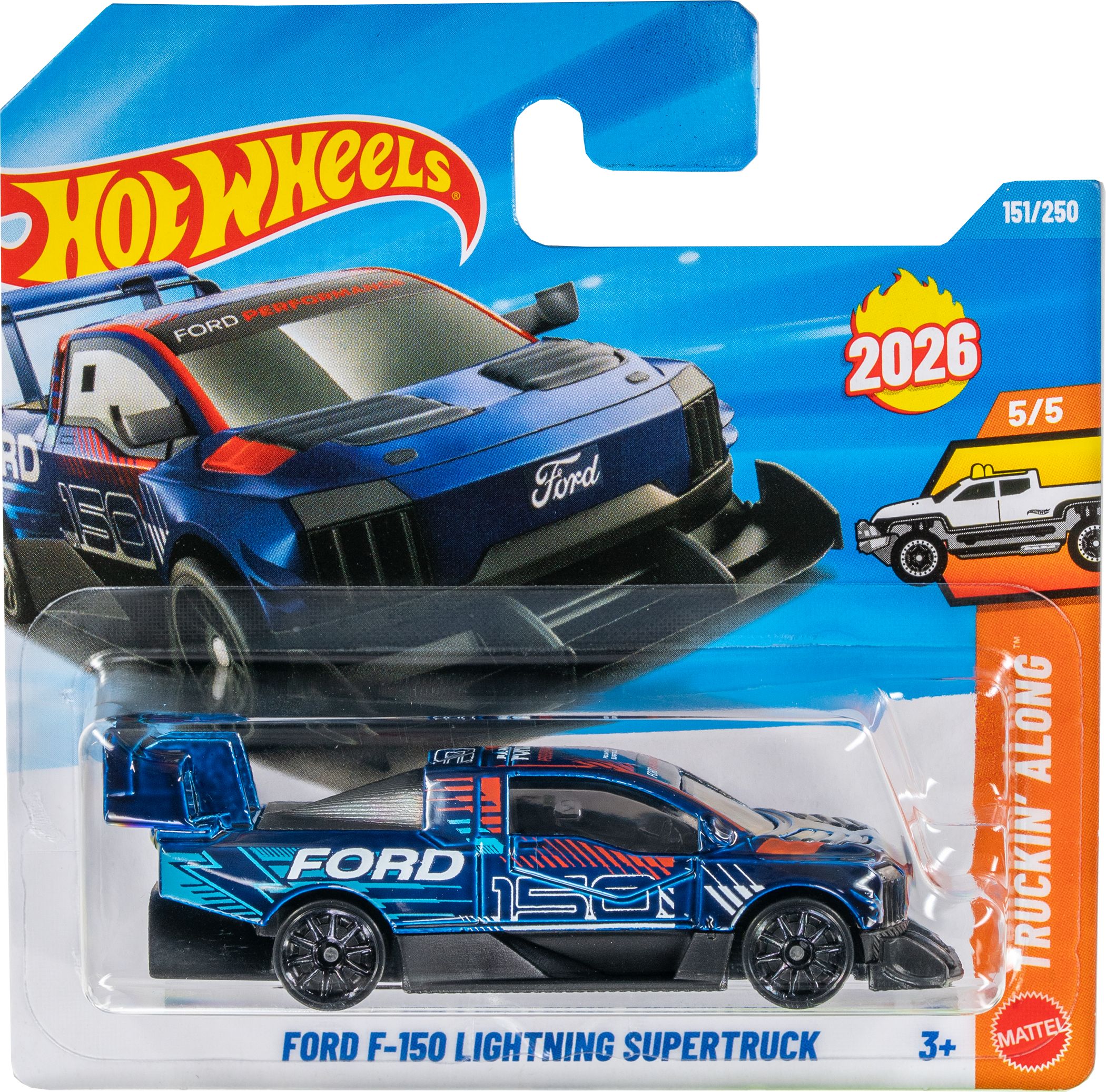 Машинка Hot Wheels Ford F-150 Lightning Supertruck