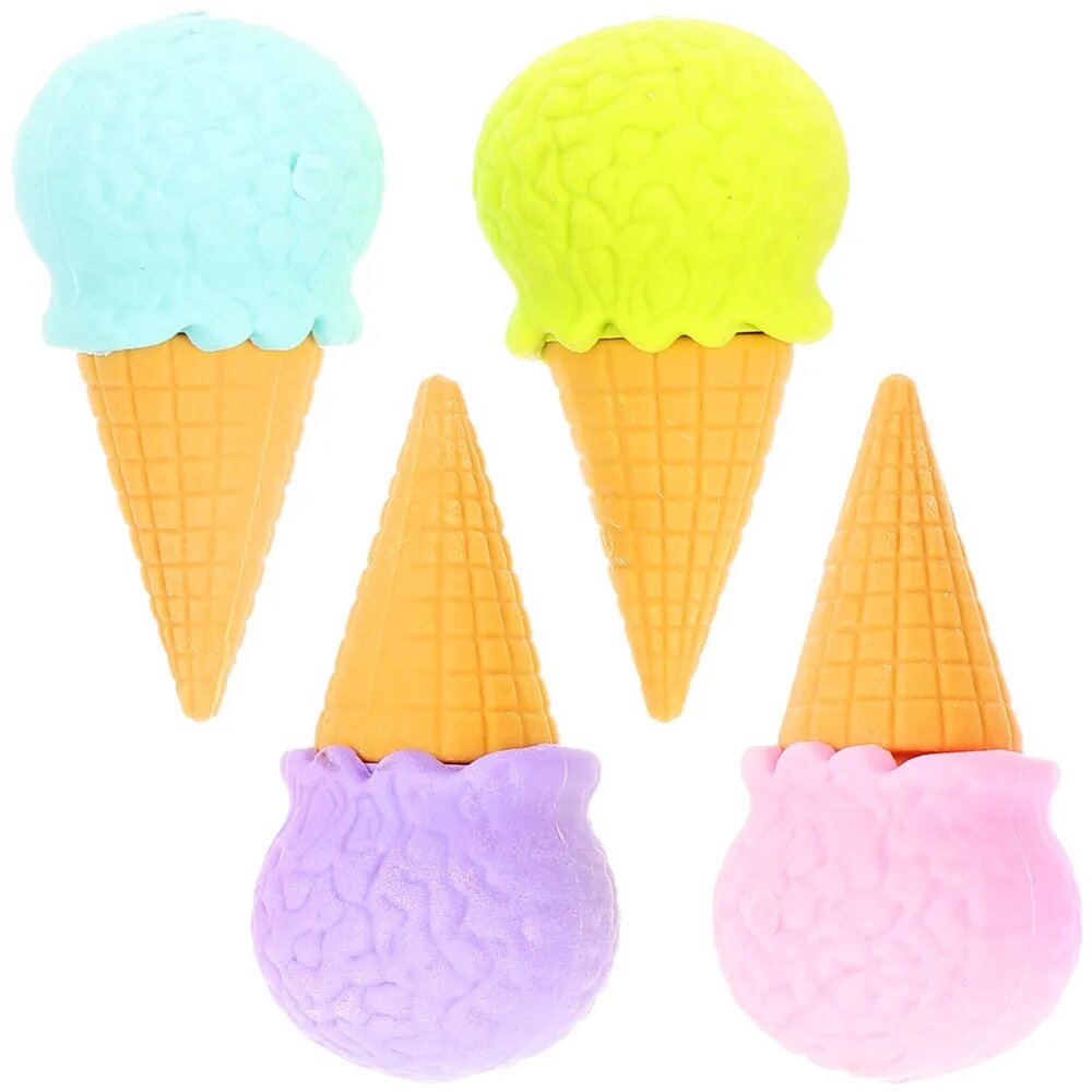 4 Штуки Ластиков, Формы Мороженого, Для Удаления Карандашных Следов