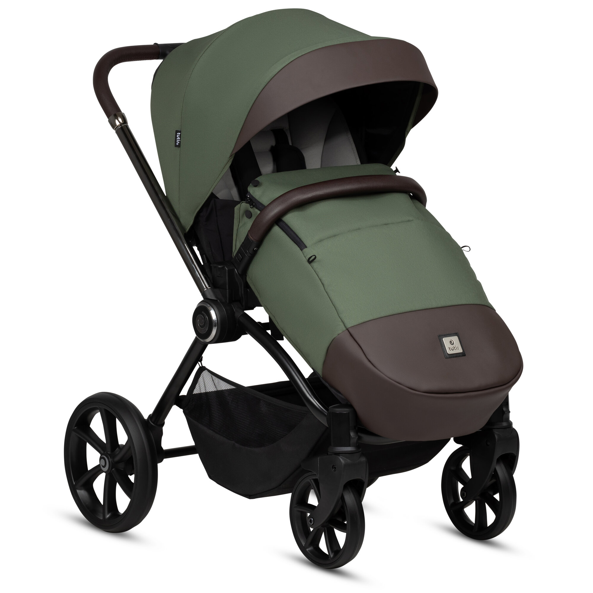 Прогулочная коляска Tutis Gio, цвет Muschino (Оливковый), артикул производителя 1431176