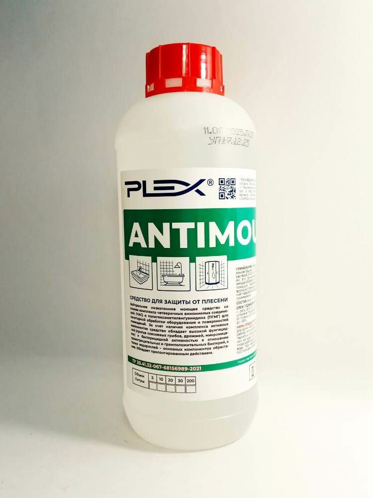 Антигриб Супер Plex средство против плесени, грибка зелёного или чёрного цвета, 1 л