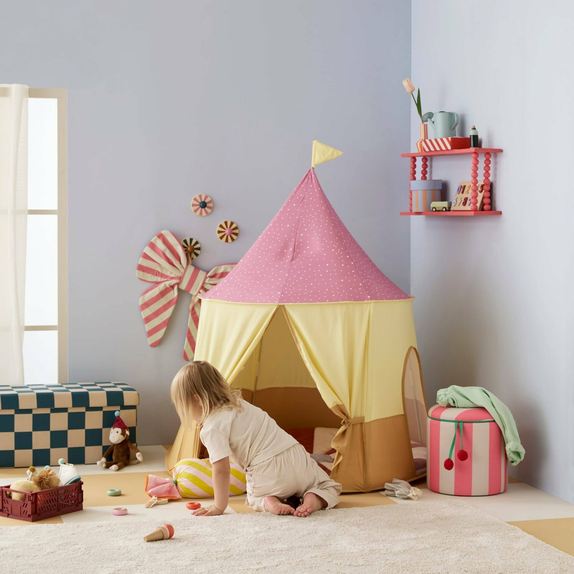 Kid's concept Шатер для детей Tent - Circus Pink