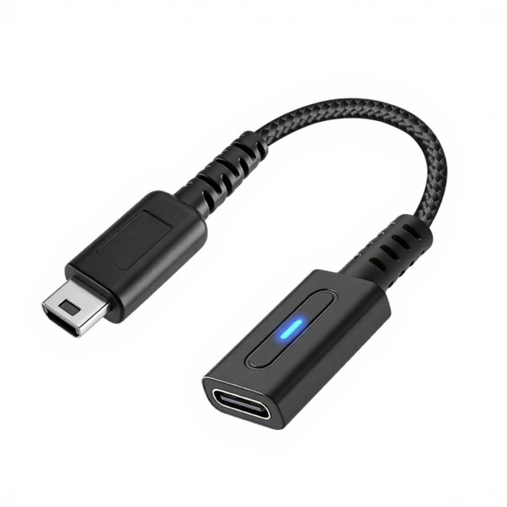Короткий 10-сантиметровый Провод Питания Консоли, Соединительный Кабель USB Type C, Текстура ПВХ