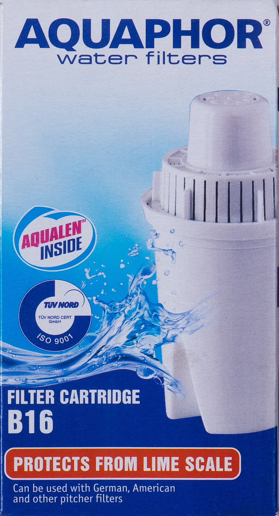 Кассета для кувшина Аквафор В100-16, для воды средней жесткости Аквафор