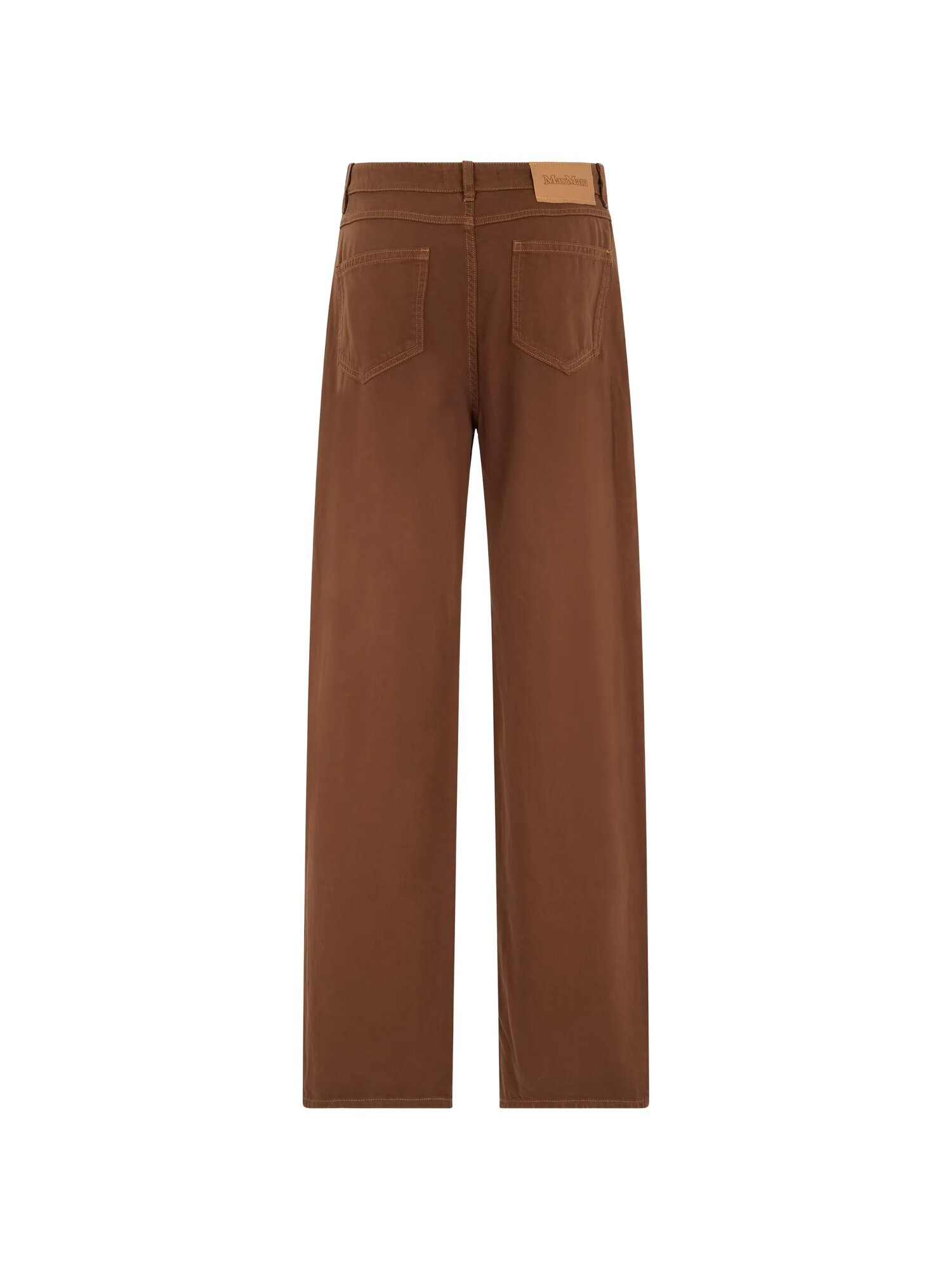 Брюки Max Mara Button trousers, размер 48, коричневый — фото 1