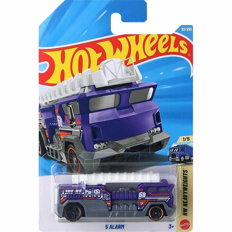Hot Wheels 5 Alarm, фиолетовый, 1:64