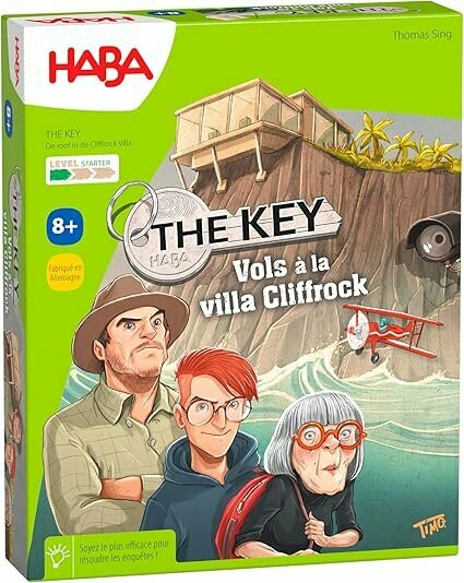 Детская настольная игра Haba - " The Key: Кража на вилле Клиффрок", детективная игра на логику , от 8 лет - 305544