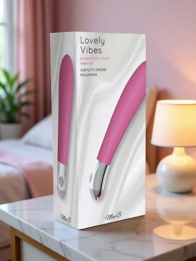 Розовый вибратор Lovely Vibes Elegant - 18,5 см. 7 режимов, розовый