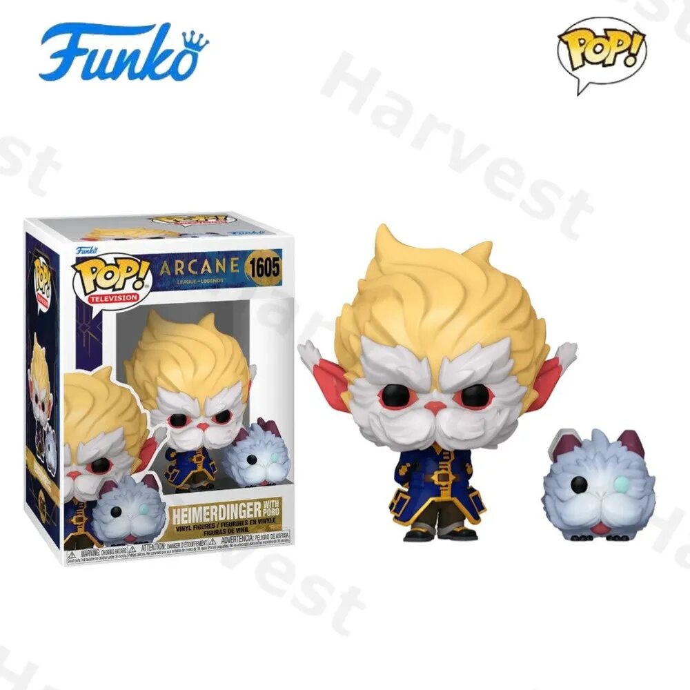 Funko POP! League of Legends Аркейн Heimerdinger with Poro Фигурка