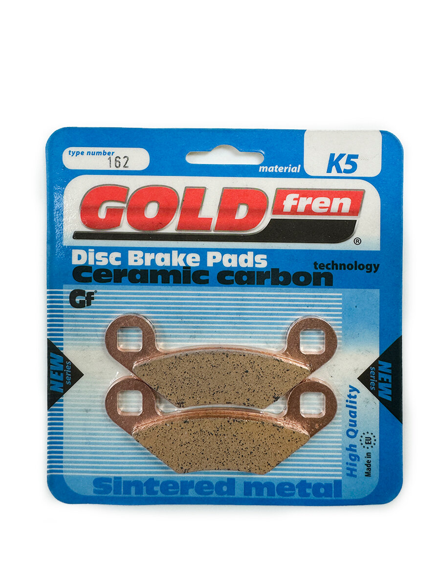 Колодки тормозные GOLDfren 162 K5 кросс TRW MCB619, SBS 716, 642, EBC FA 159, Ferodo FDB 2055 оригинал