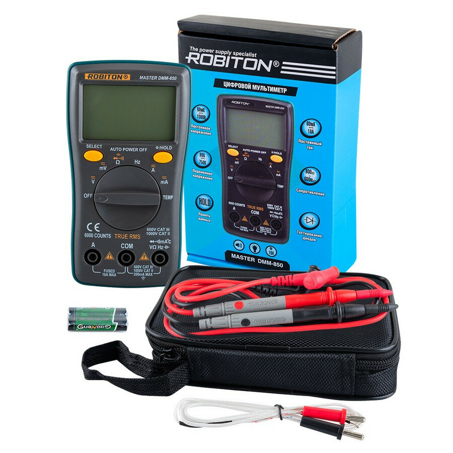 Мультиметр ROBITON MASTER DMM-850