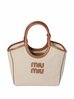 Сумка Miu Miu Ivy canvas bag