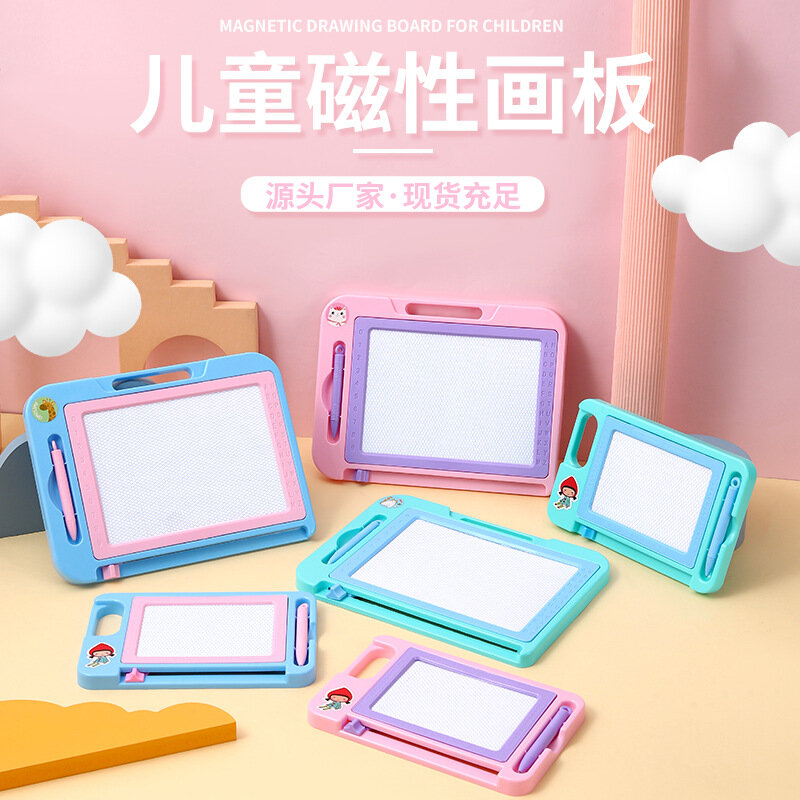 Детская магнитная доска, черно-белая, DIY рисование, светло-зеленый цвет, модель TK9812, образовательная мультяшная