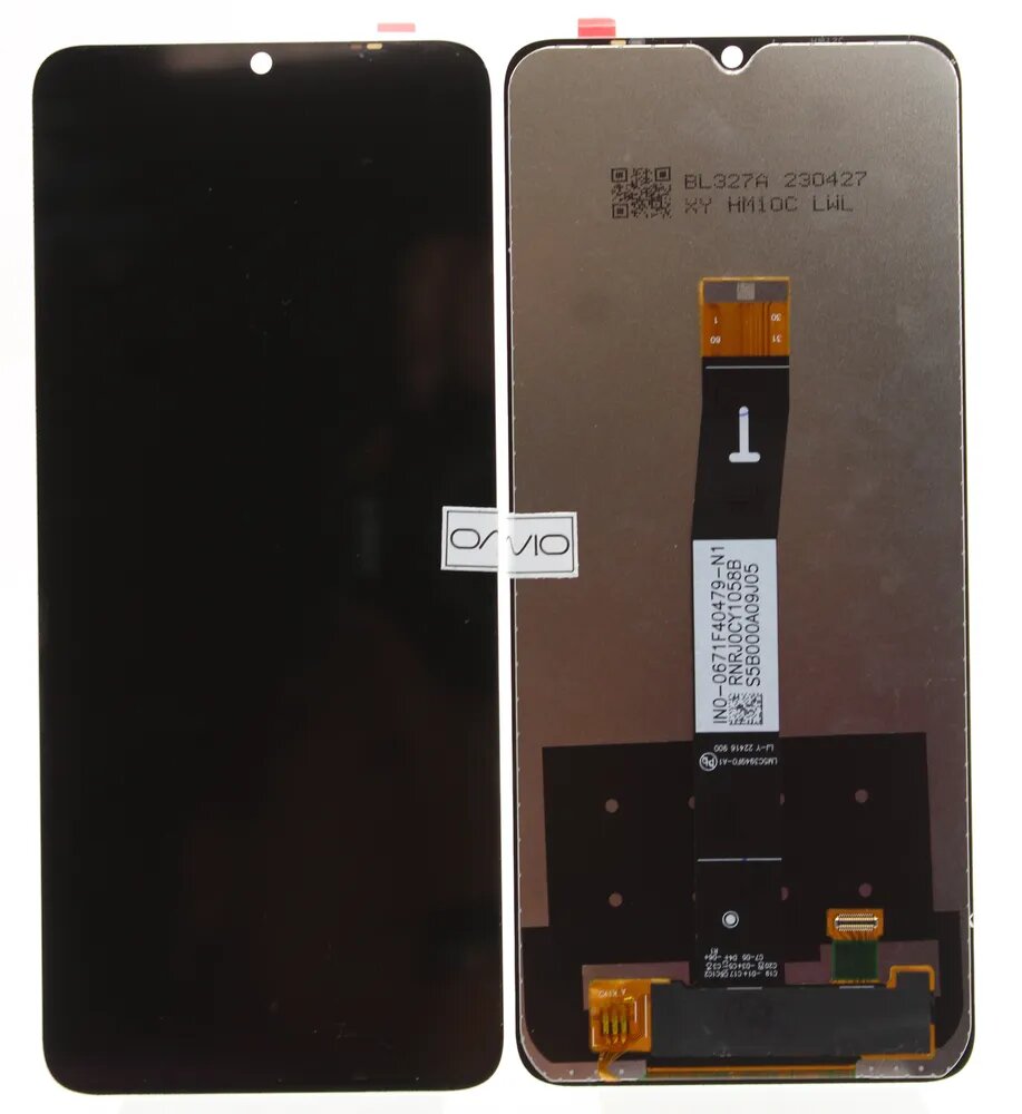 Дисплей для Xiaomi Redmi 12C, Poco C55 (Original New) черный цвет