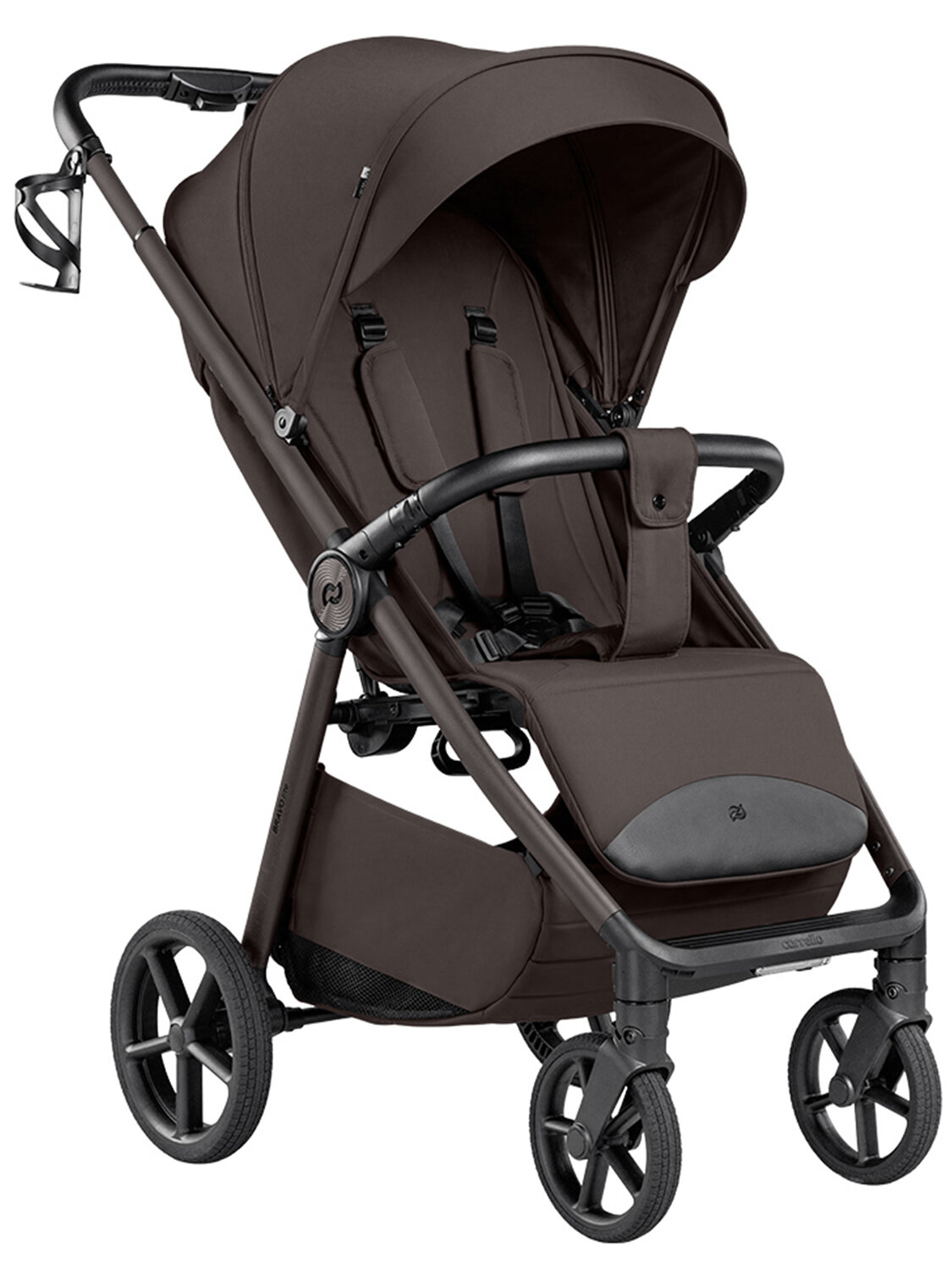 Коляска прогулочная CARRELLO Bravo lite CRL-5529, коричневый (Supreme Brown) 2026, LED-фонарь
