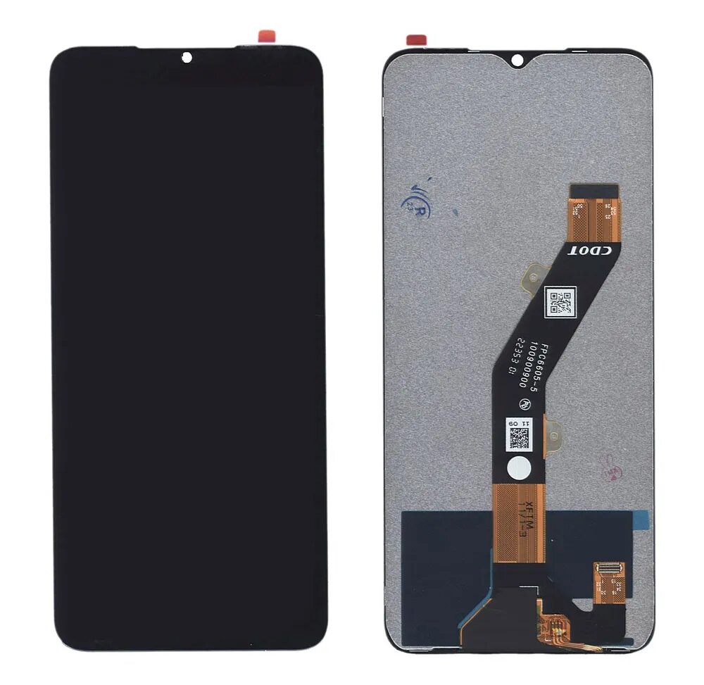 Дисплей (модуль) для Infinix Smart 7 (X6515), Tecno Spark Go 2023 в сборе с тачскрином черный