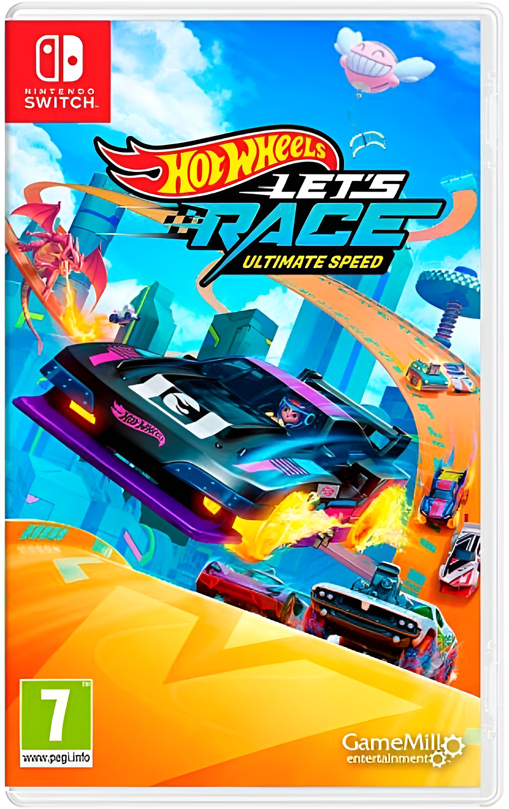 Игра Sony PlayStation 5 (PS5) - Hot Wheels Lets Race: Ultimate Speed, 7+, (4 игрока)