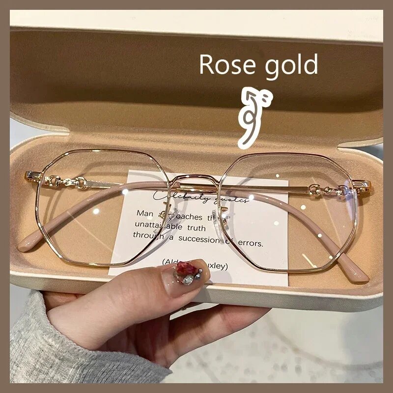 Очки для зрения rose gold ERIKOLE, anti-blue light