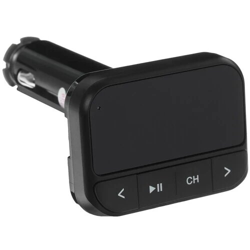 FM-трансмиттер Ritmix FMT-B200, для авто, 5 Вт, встроенный микрофон