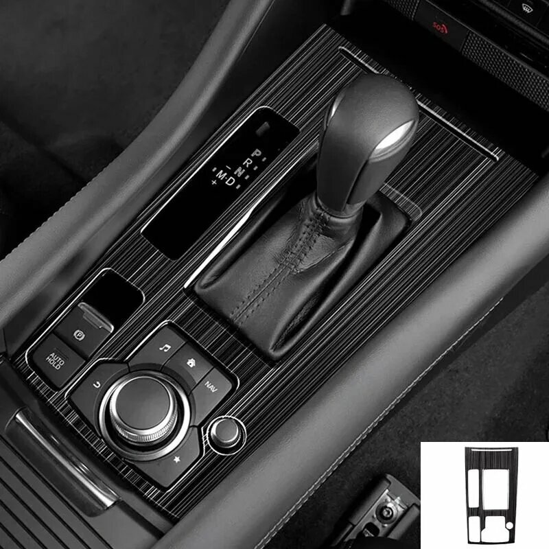 Внутренняя отделка для Mazda 6 Mazda6 2019 2020 2021, центральная консоль, панель стаканов, рамка передач, декоративная накладка автомобиля.