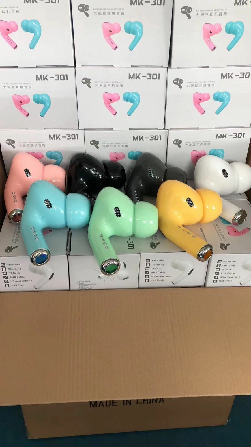 Новая модель 2020 года MK101, второе поколение, гигантские наушники-колонки с Bluetooth, MK301, третье поколение, подарок, бестселлер Тайваня.