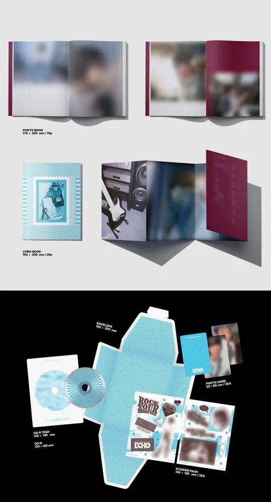 Альбомы Jin (BTS) - 2nd Mini Album 'Echo' набор из 3 шт, импорт Южная Корея — фото 1
