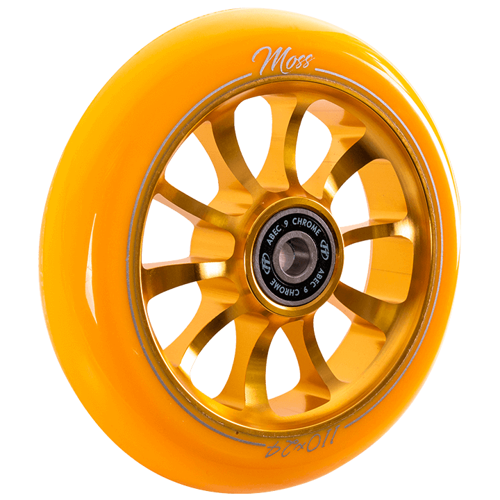 Колесо для трюкового самоката TechTeam X-Treme 110*24мм, Moss, yellow