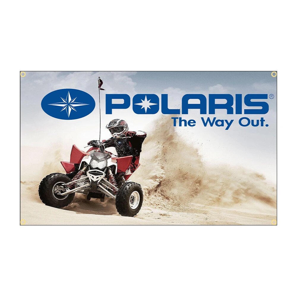 Флаг Polaris 90x150 см, цвет 4, Grommets