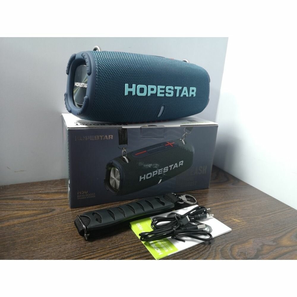 HOPESTAR H50 20Вт Портативный Бумбокс С Bluetooth И Сабвуфером MP3-Плеер Высокая Мощность Аудио Центр