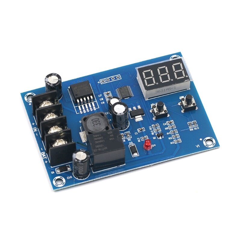 Программируемый контроллер зарядки аккумулятора с защитой от напряжения на входе аккумуляторных батарей 12-24 В постоянного тока 10-30 В