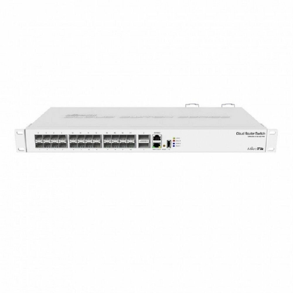 Mikrotik Сетевое оборудование CRS326 - 24S+2Q+RM Коммутатор в стойку, 24х SFP+, 2x QSFP+