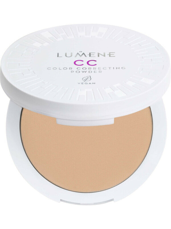 Lumene CC Color Correcting Powder Компактная цветокорректирующая пудра