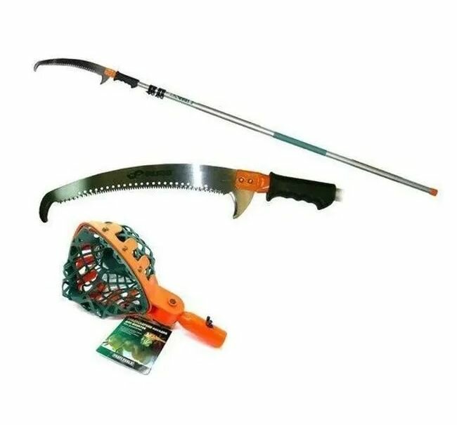 Ножовка садовая телескопическая 5м Skrab 28154 + Плодосборник-насадка SKRAB 28336