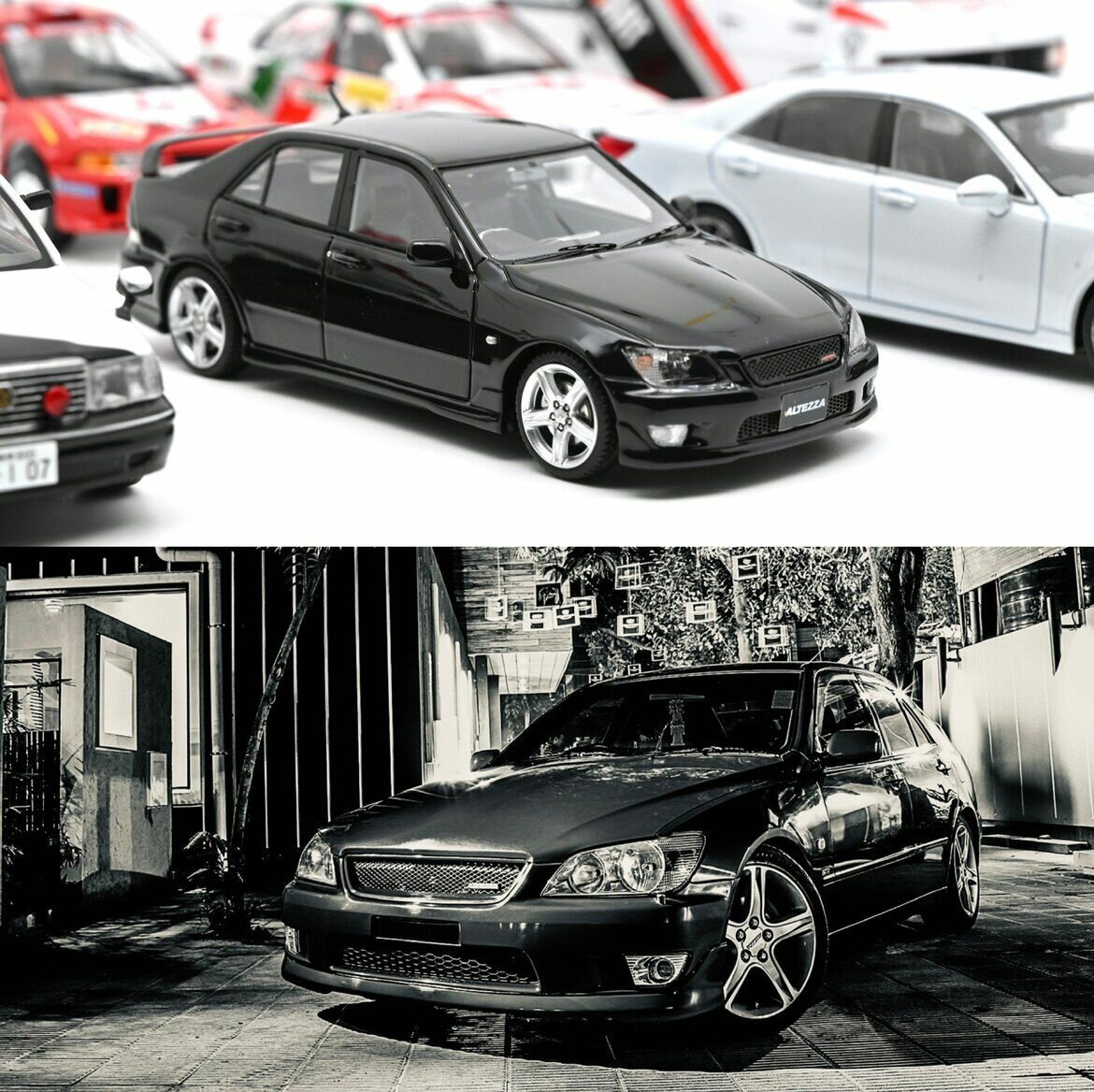 Mark43 Toyota Altezza RS 200 Lexus IS Модель автомобиля в масштабе 1:43