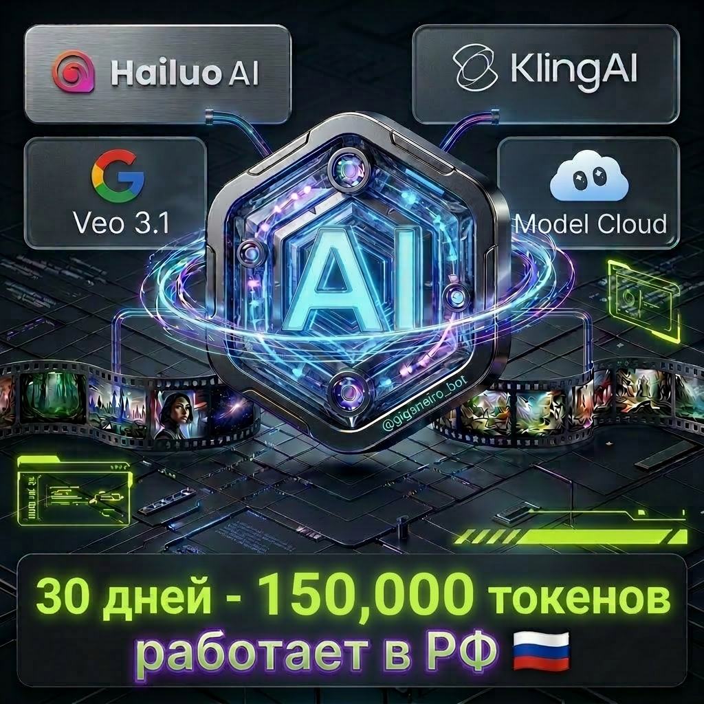 Sora 2 \ Kling \ Veo 3.1\ Hailuo \ Luma\ Тариф "Старт" 30 дней