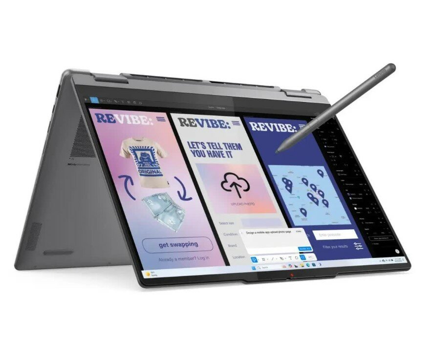Ноутбук 14" Lenovo Yoga 7 2-in-1 14ILL10, Ultra 5 226V/16GB/SSD 512GB/OLED/Arc 130V/Win11, 83JQ000LUS
