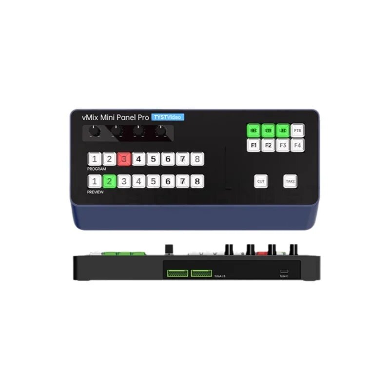Видеомикшер TYST Vmix Mini Pro с панелью управления BDM, MIDI2.0, функцией записи видео и опциональным интерфейсом Tally