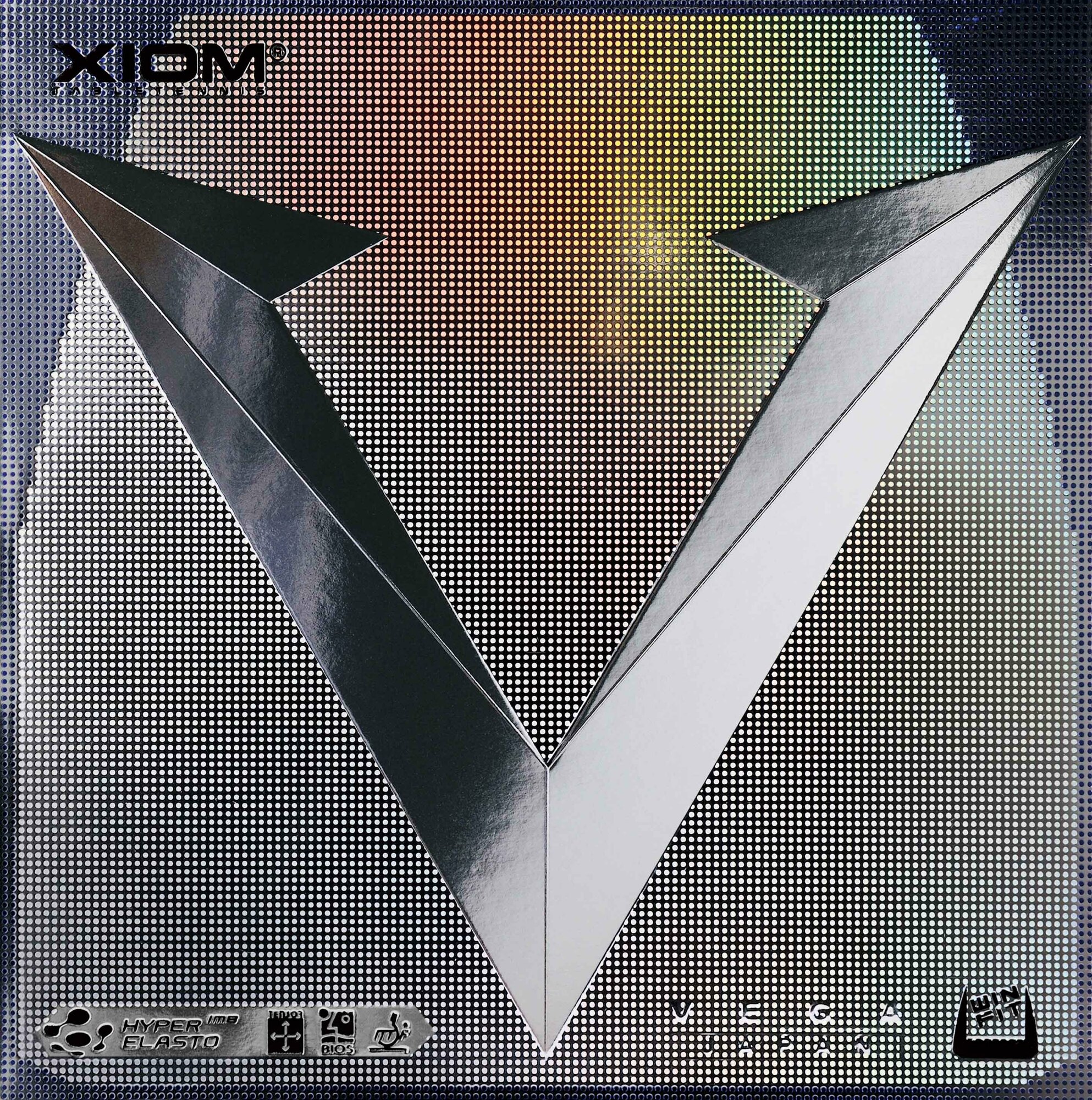 Накладка для ракетки настольного тенниса XIOM Vega Japan, Черный, толщина губки max
