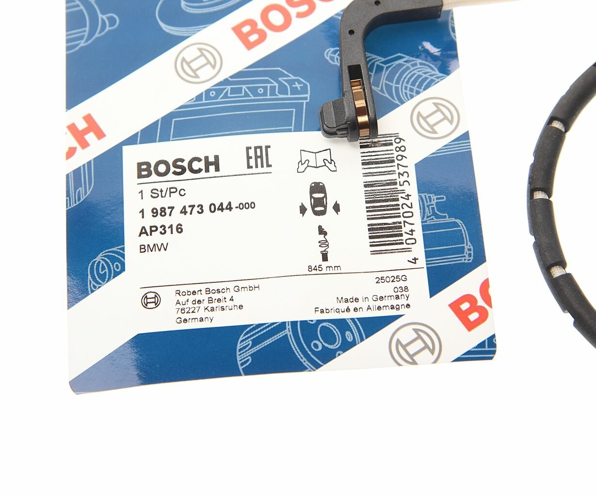 Датчик износа тормозных колодок, для Альпина B7, БМВ 7 арт 1987473044 BOSCH