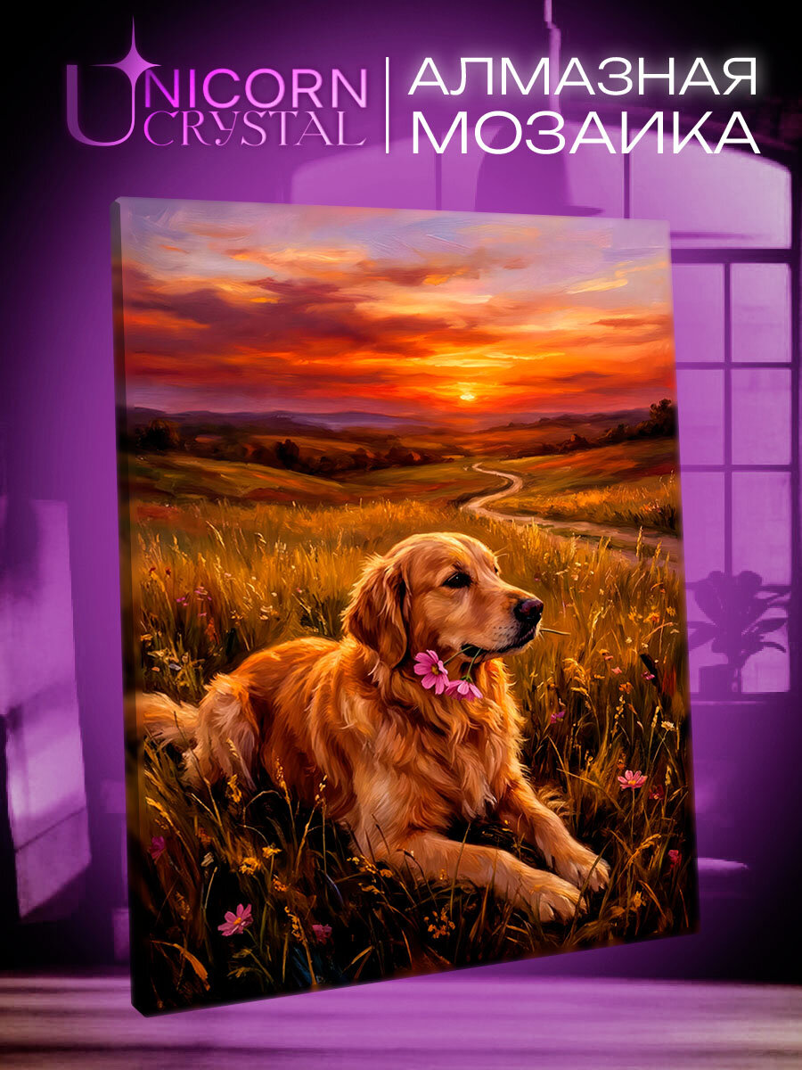 Алмазная мозаика Собака