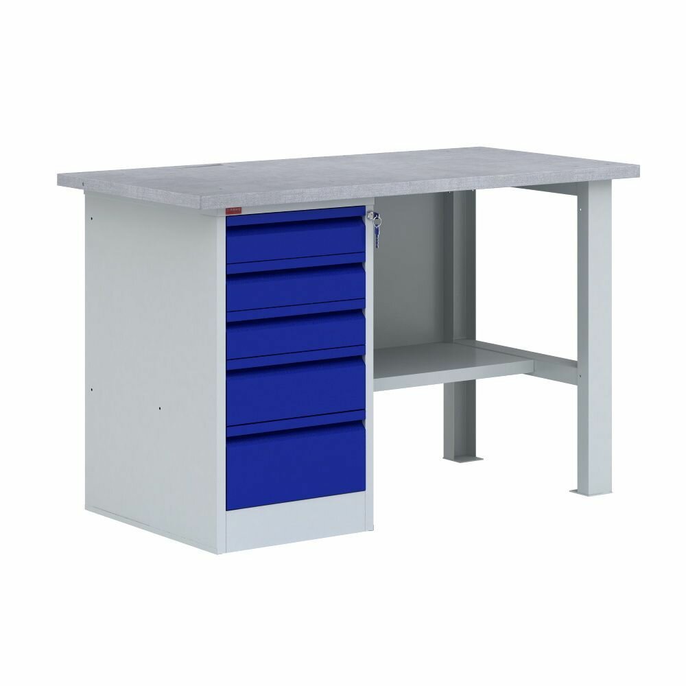 Верстак металлический "ВП-3/1,2" (860х1200х685мм)