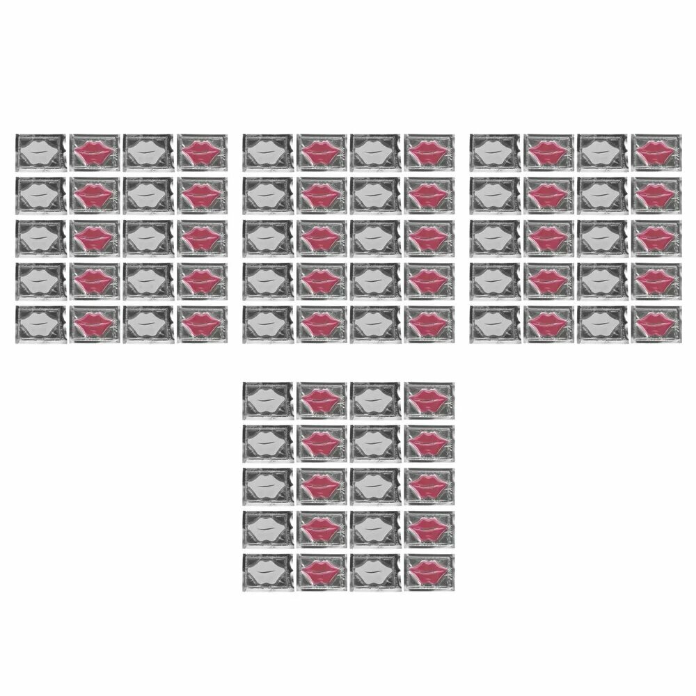 Гелевые патчи для губ с коллагеном, 80 штук