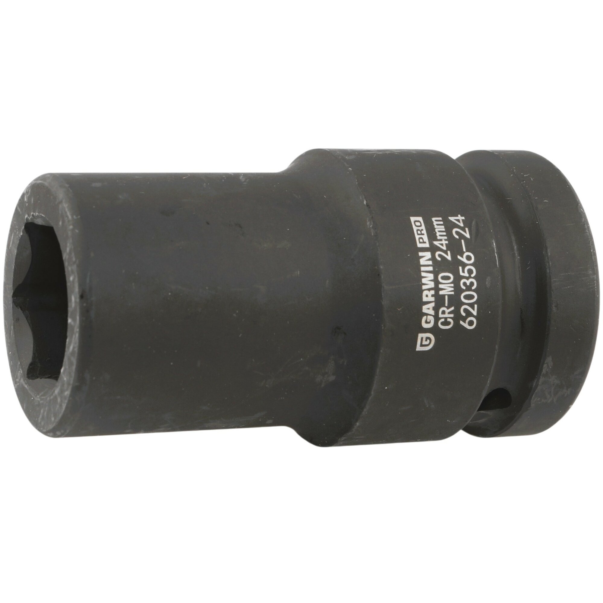 GARWIN PRO 620356-24 Головка, 1", 24 мм, торцевая, 6-гранная, ударная, глубокая
