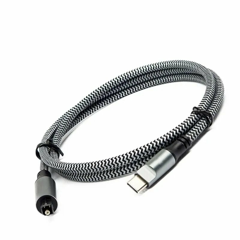 Аудиокабель USB Type-C/USB 1.1, 2 м, черный — фото 1