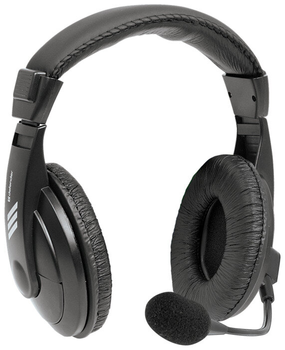 Гарнитура DEFENDER GRYPHON 750U BLACK, чёрный, 63752